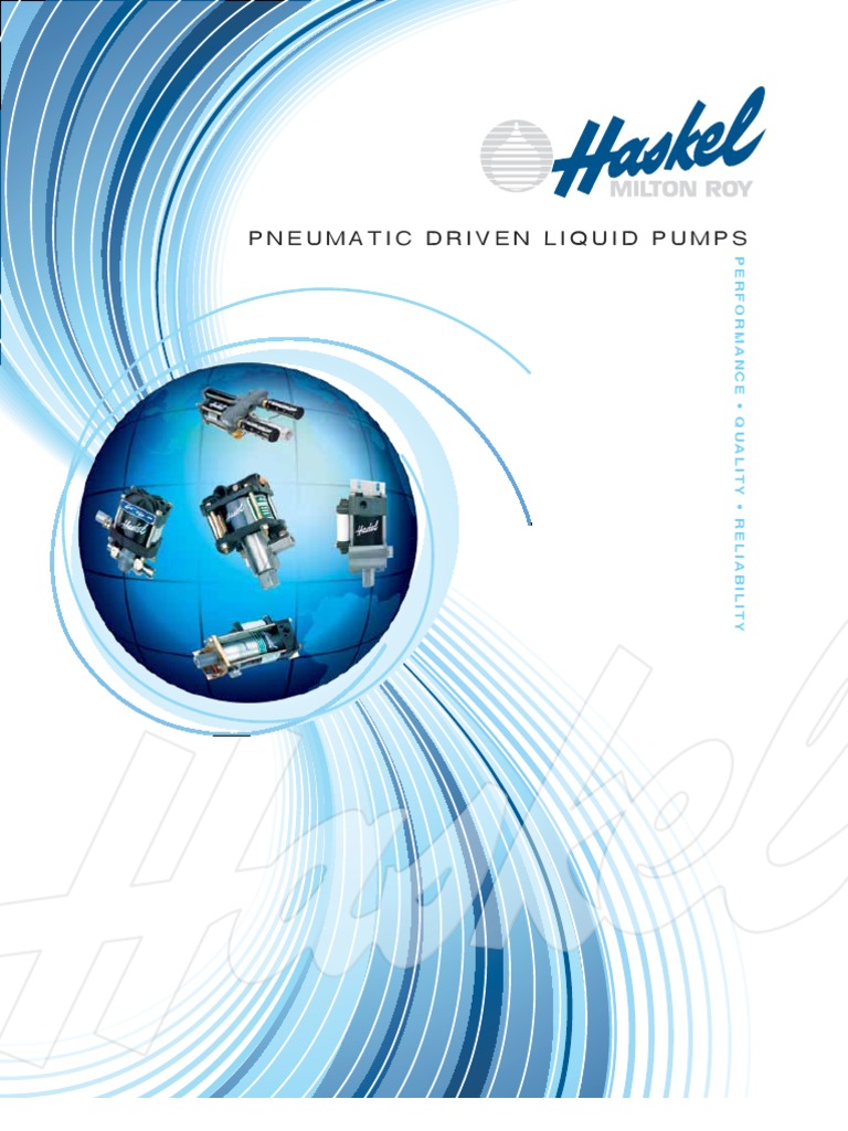 Haskel Liquid Pumps v16 | PDF | Valve | Pump