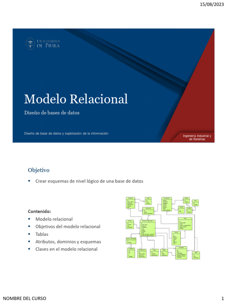 4-Modelo Relacional | PDF