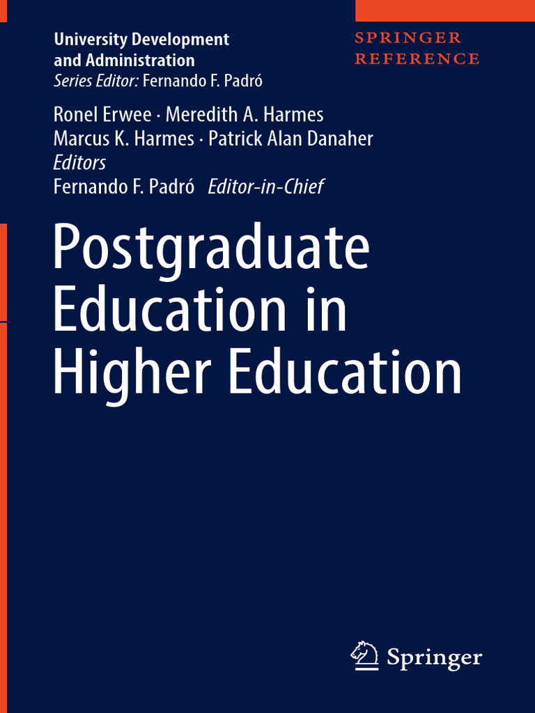 Postgraduate Education in Higher Education (Ronel Erwee, Meredith A ...