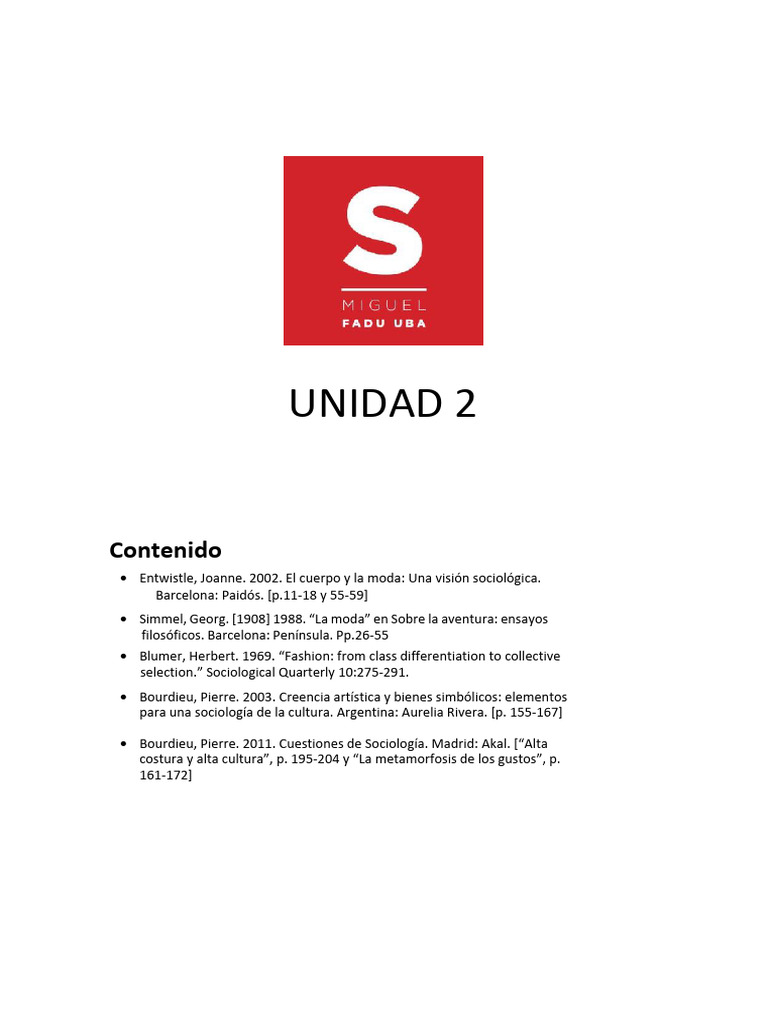 unidad-2-2019 | PDF | Moda | Ropa