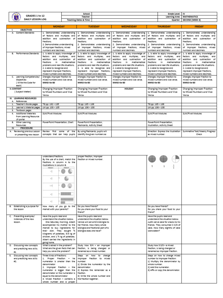 Math4 Q2 W4 | Download Free PDF | Arithmetic | Mathematics