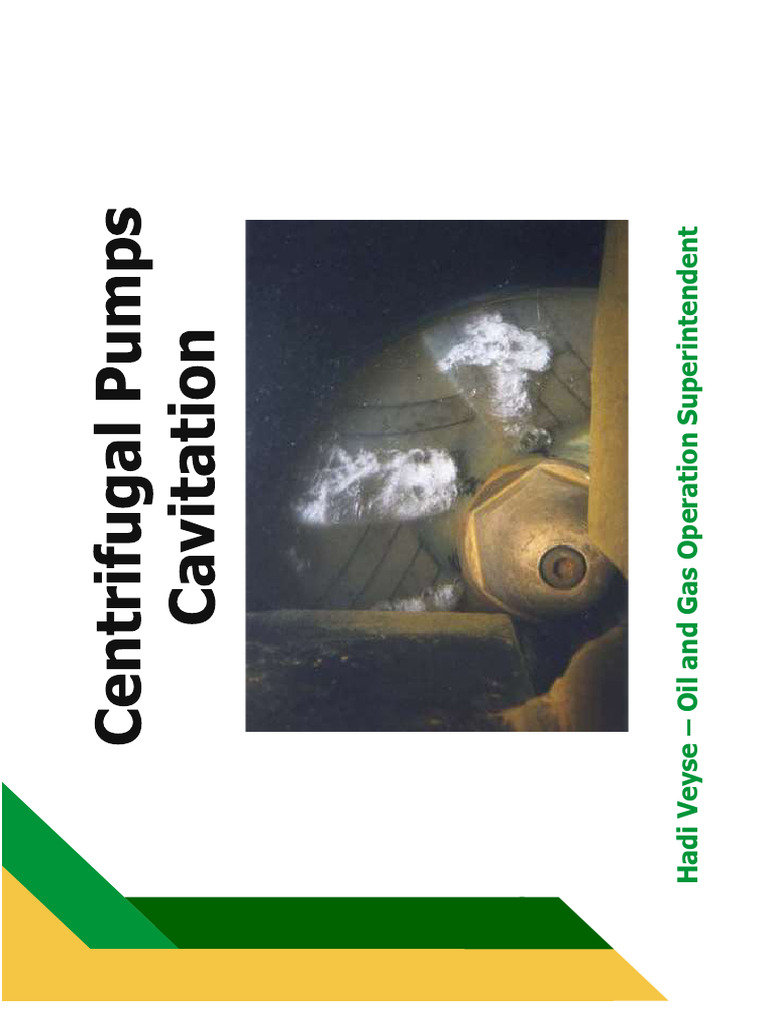 Cavitation in Oil and Gas Pumps | PDF | Pump | Applied And ...