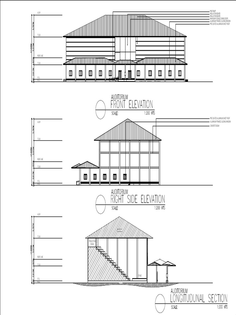 Auditorium Elev | PDF
