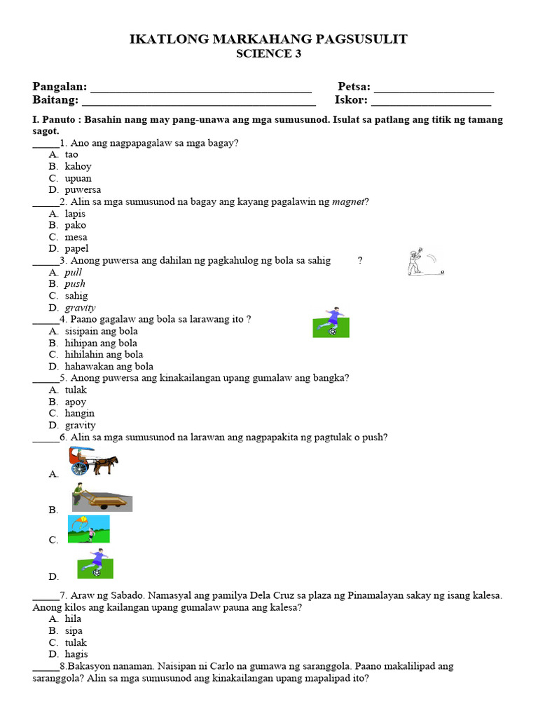 Science 3 With TOS | PDF
