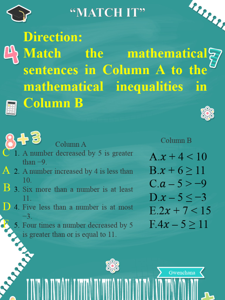Linear Inequalities in Two Variables and It's Graph | PDF | Inequality ...