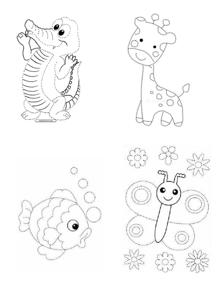 Menebalkan Gambar Titik-Titik Bunga | PDF