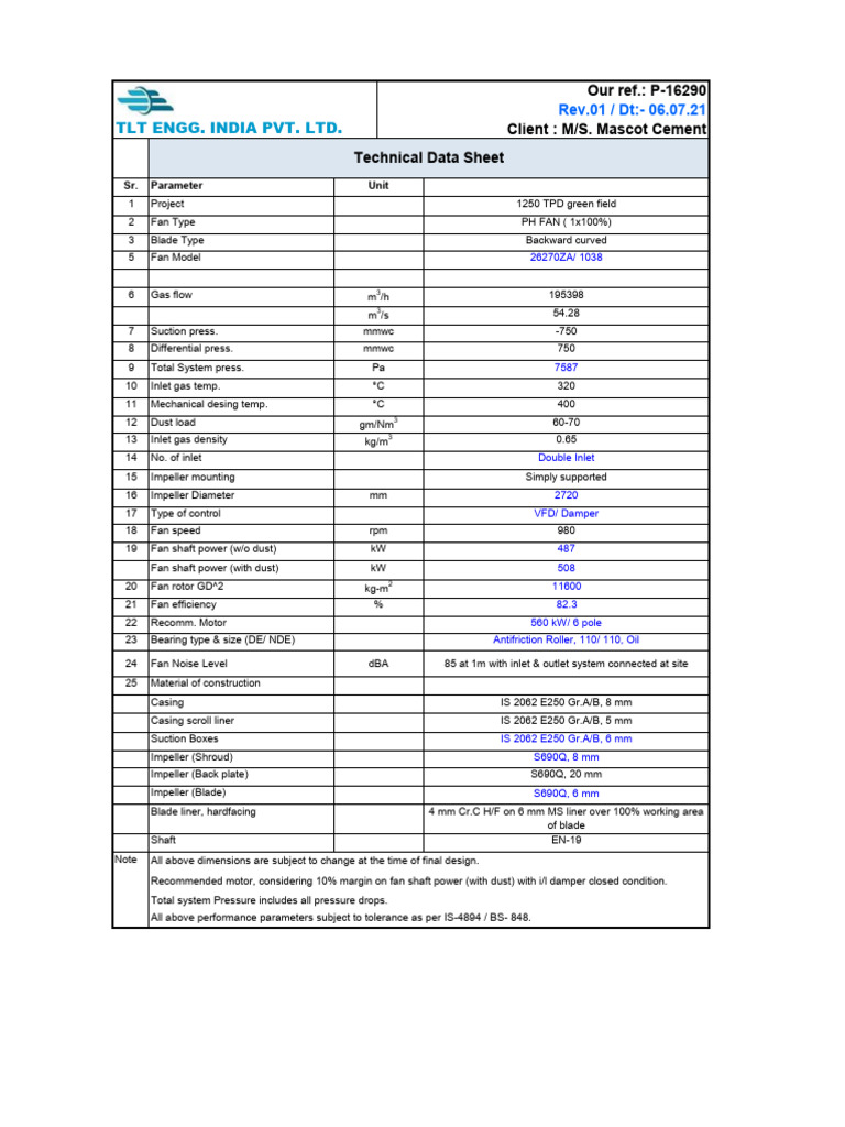 Technical Details R1-1 | PDF | Gas Technologies | Mechanical Engineering