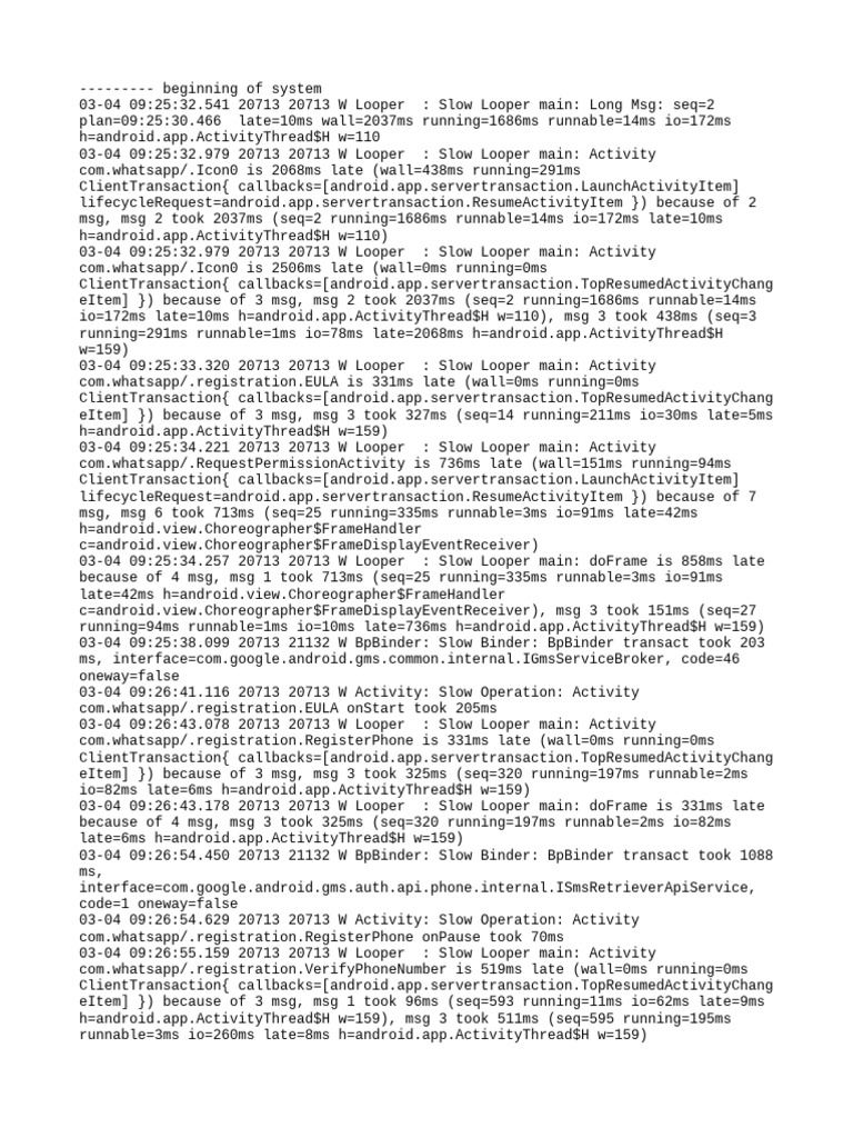 Logcat Pdf Java Programming Language Android Operating System 