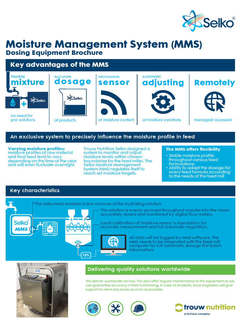Moisture Management System (MMS) | PDF | Shelf Life | Dose (Biochemistry)