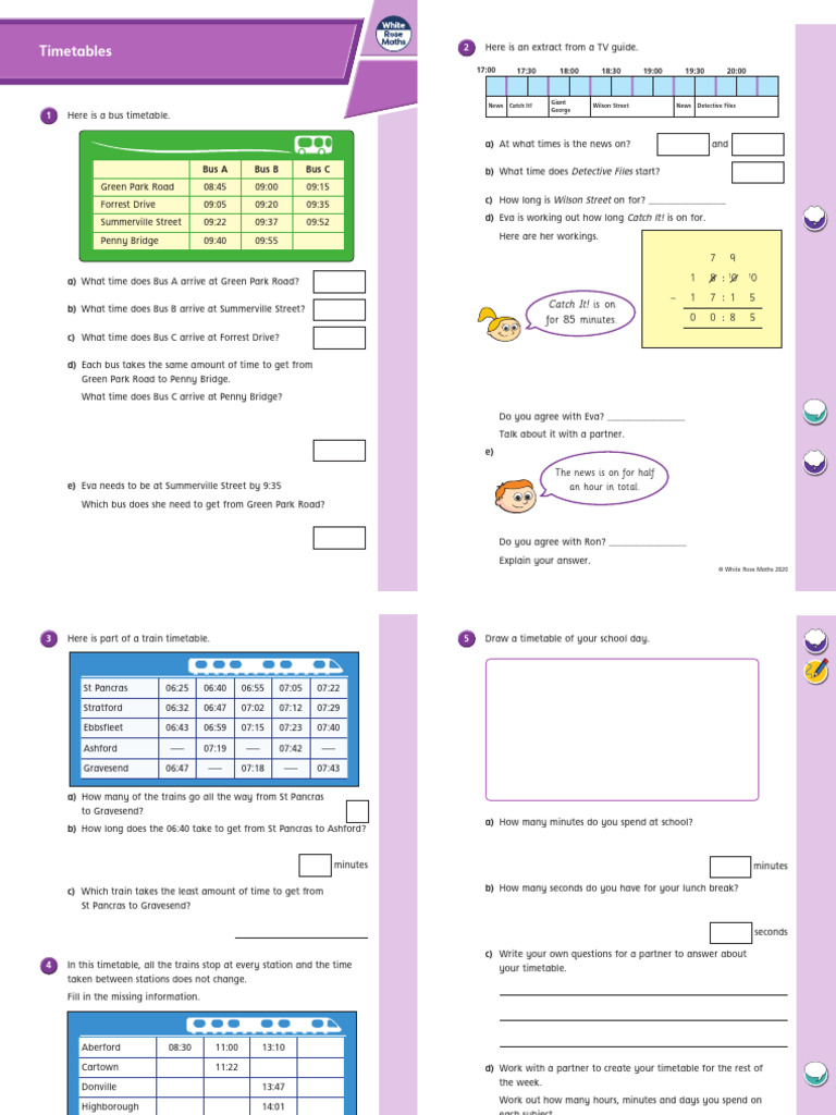 Comprehensive Timetables Guide | PDF