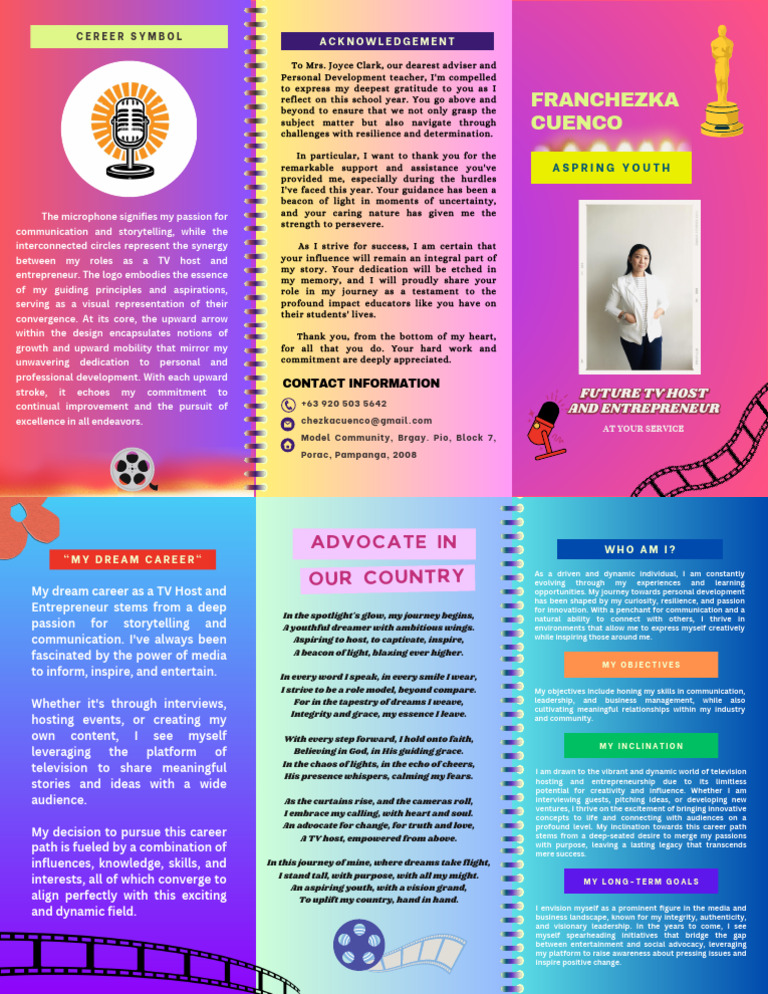 Visual Career Brochure | Download Free PDF | Dream | Entrepreneurship