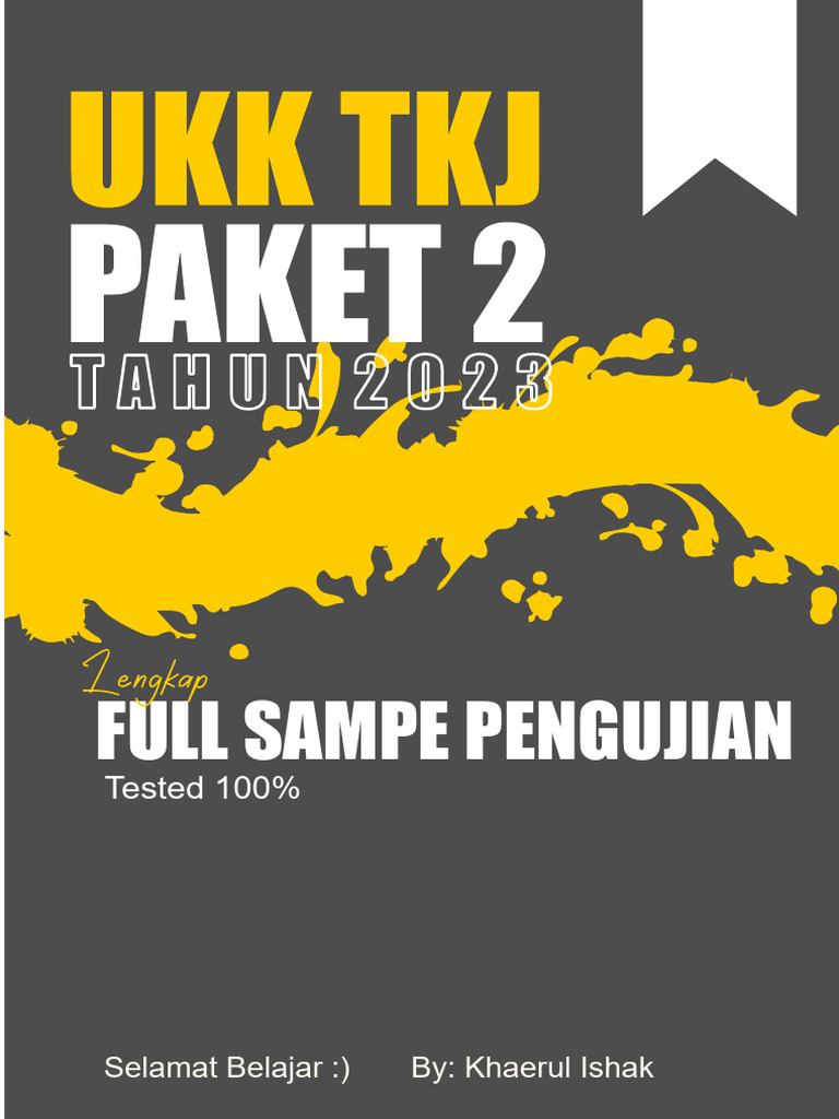Paket 2 Ukk TKJ 2023 | PDF