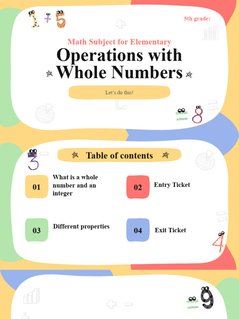 CH - Whole Numbers | PDF