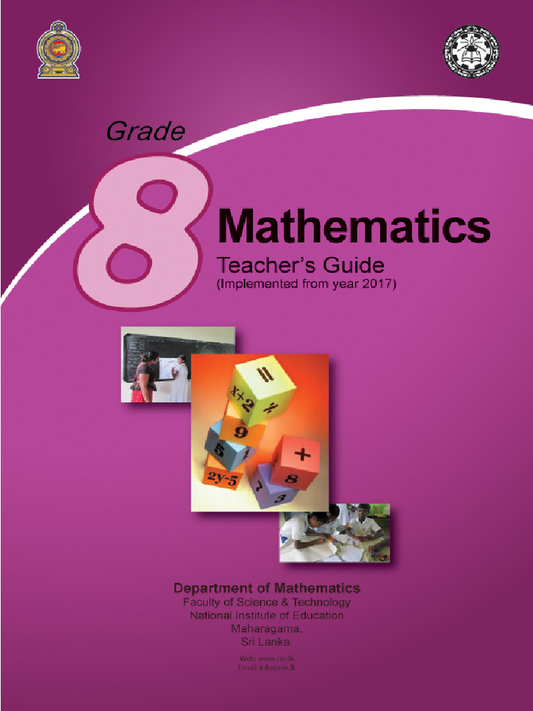 Grade 8 Mathematics Teacher Guide 619372f7a0654 | PDF | Ratio | Area