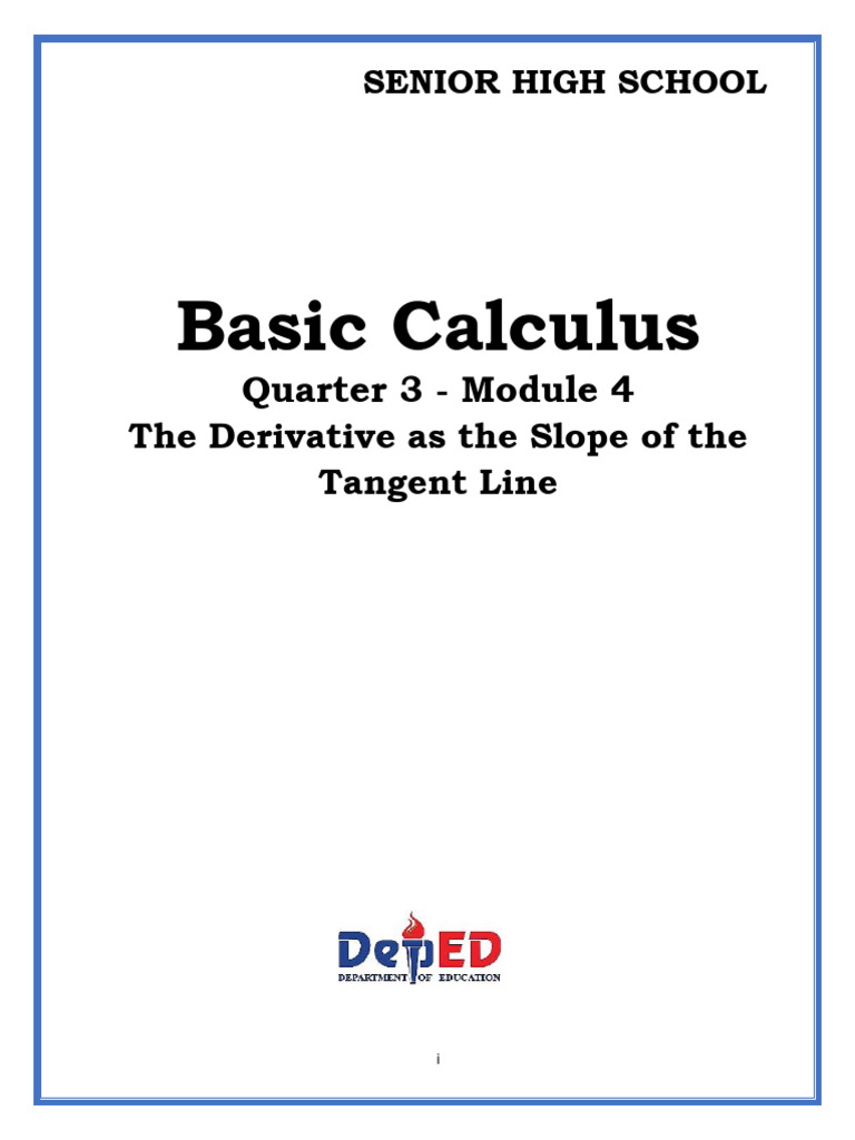 BASIC-CALCULUS - The-Derivative-as-the-Slope-of-the-Tangent-Line ...