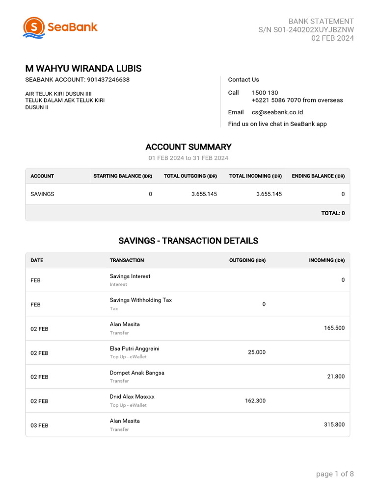 Seabank Statement 20240223 | PDF | Economies | Service Industries