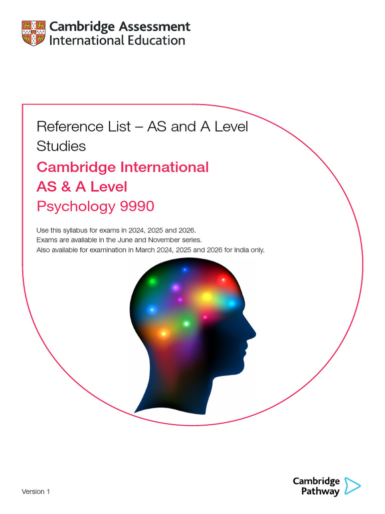 9990 Syllabus | PDF | Methodology | Depression (Mood)