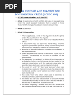 URC 522 Guidelines for Document Collections | PDF | Interest | Payments