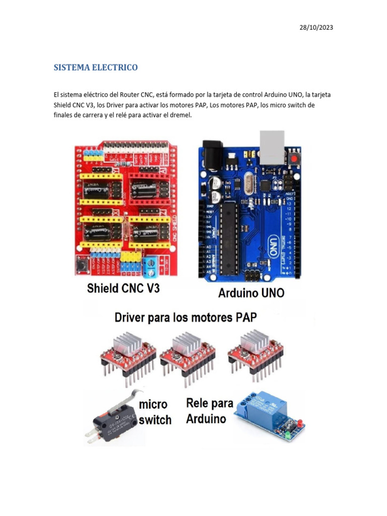 Sistema Electrico | PDF | Arduino | Control numerico