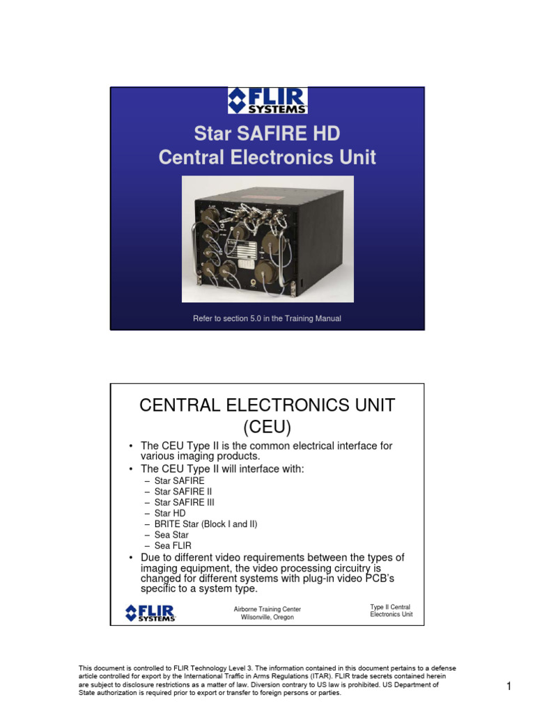 Star Safire HD Central Electronics Unit | PDF | Electronics | Power Supply