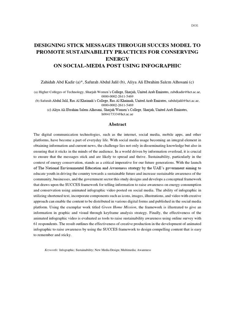 Zahidah SFCR | PDF | Infographics | Multimedia