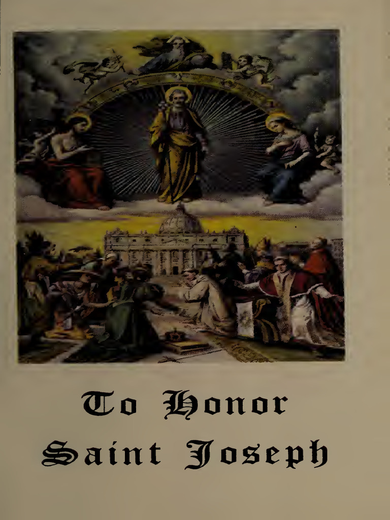 To Honor Saint Joseph | PDF | Saint Joseph | Mary, Mother Of Jesus