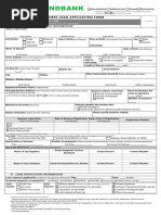 BSP PNG Personal Loan Application Form Updated | PDF | Loans | Banks