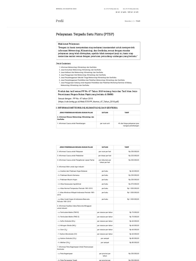 Pelayanan Terpadu Satu Pintu (PTSP) | PDF