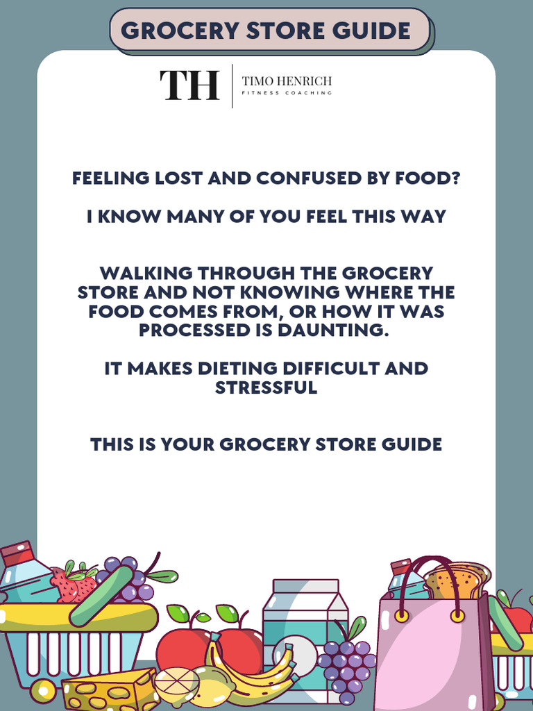Essential Grocery Store Guide | PDF | Milk | Organic Foods