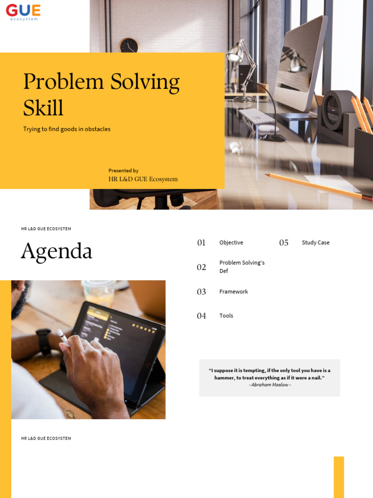 Problem Solving Skill | PDF