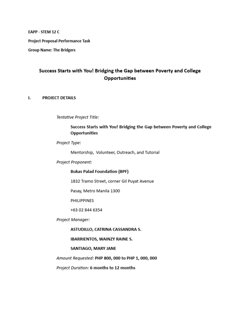 Concept Paper | PDF | Mentorship | Poverty Concept Paper | PDF | Mentorship | Poverty
