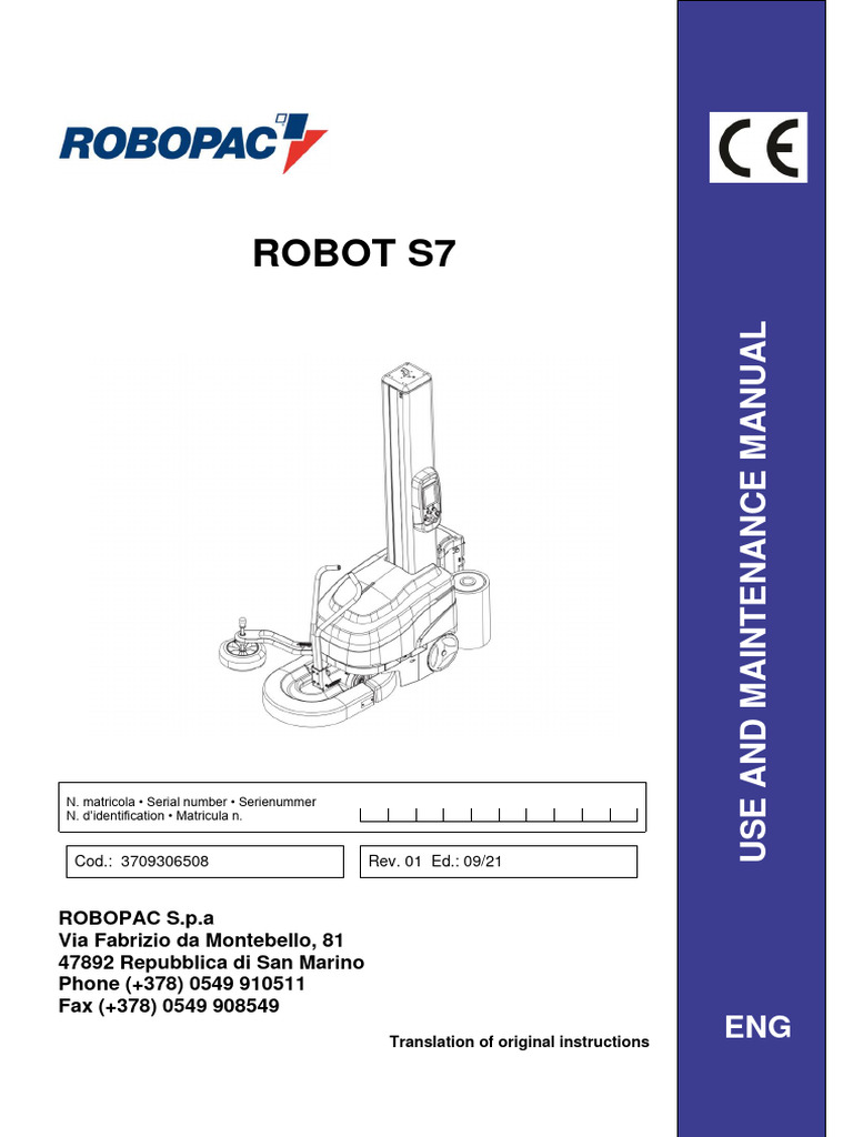 Robot s7 | PDF | Safety | Occupational Safety And Health