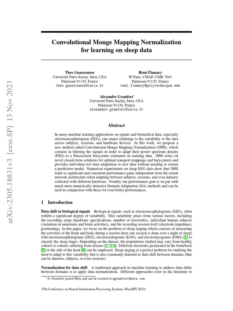 Transport Optimal: Article de Référence | PDF | Spectral Density | Normal Distribution