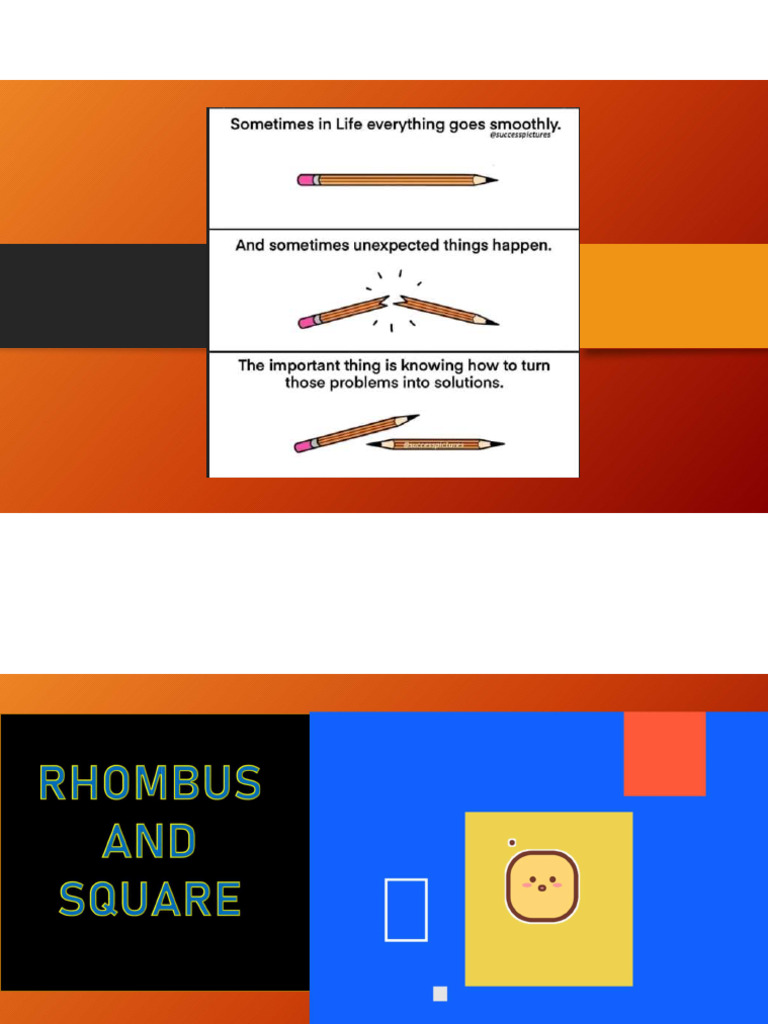 Chapter 5 Lesson 5 Rhombus and Square | PDF | Rectangle | Perpendicular