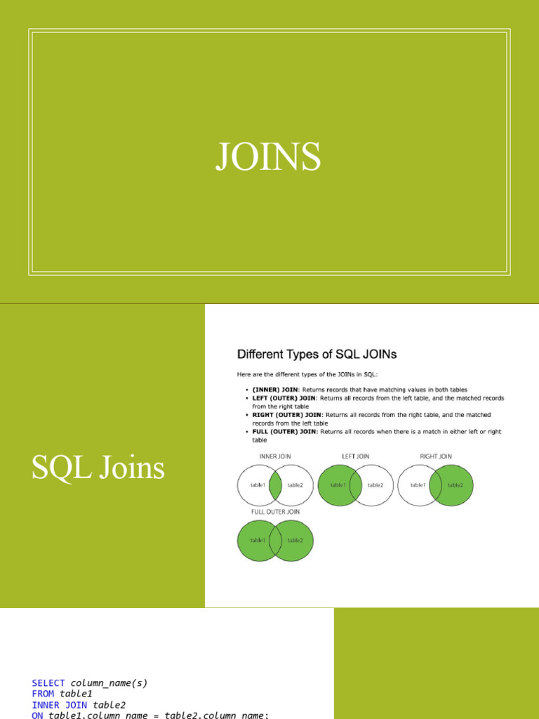 JOINS (2) | PDF | Data | Databases