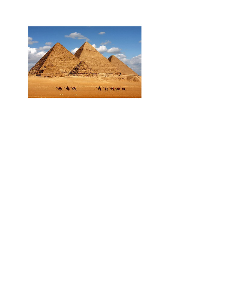 Pyramids of Giza | PDF