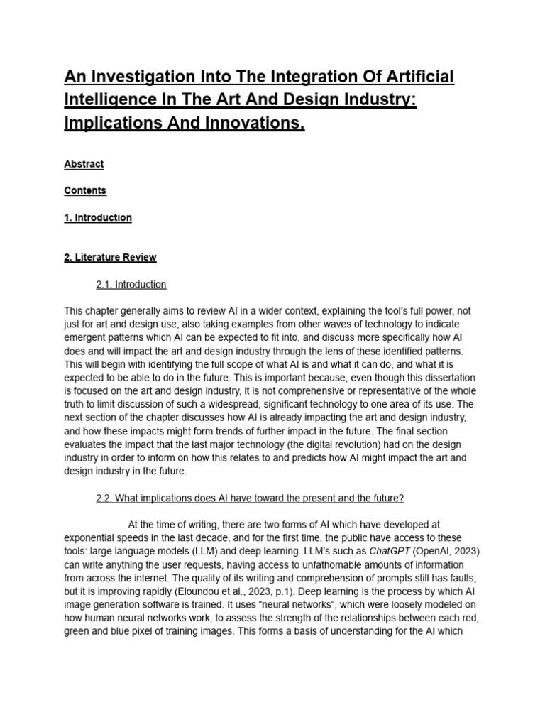 Dissertation 2nd Draft Poppy Gibson | PDF | Artificial Intelligence | Intelligence (AI) & Semantics