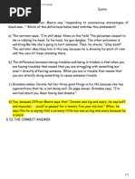 Holes - Comprehension Questions | PDF