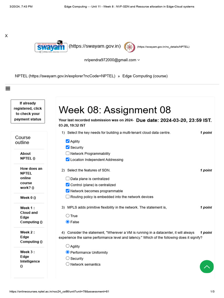 Edge Computing Unit 11 Week 8 Nvf Sdn And Resource Allocation In