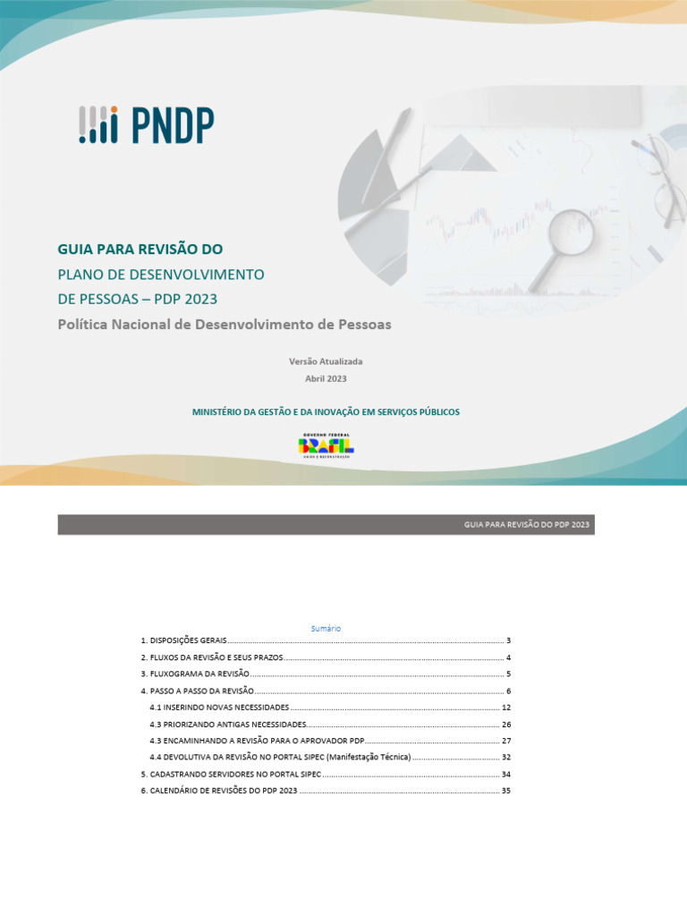 Guia para Revisao Do PDP 2023 Abril.2023-1 | PDF