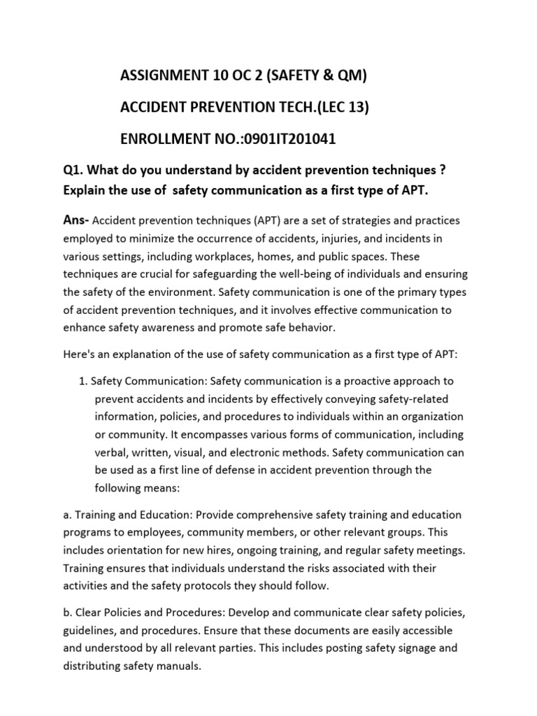 NSR OC 10 ASSIGNMENT | PDF