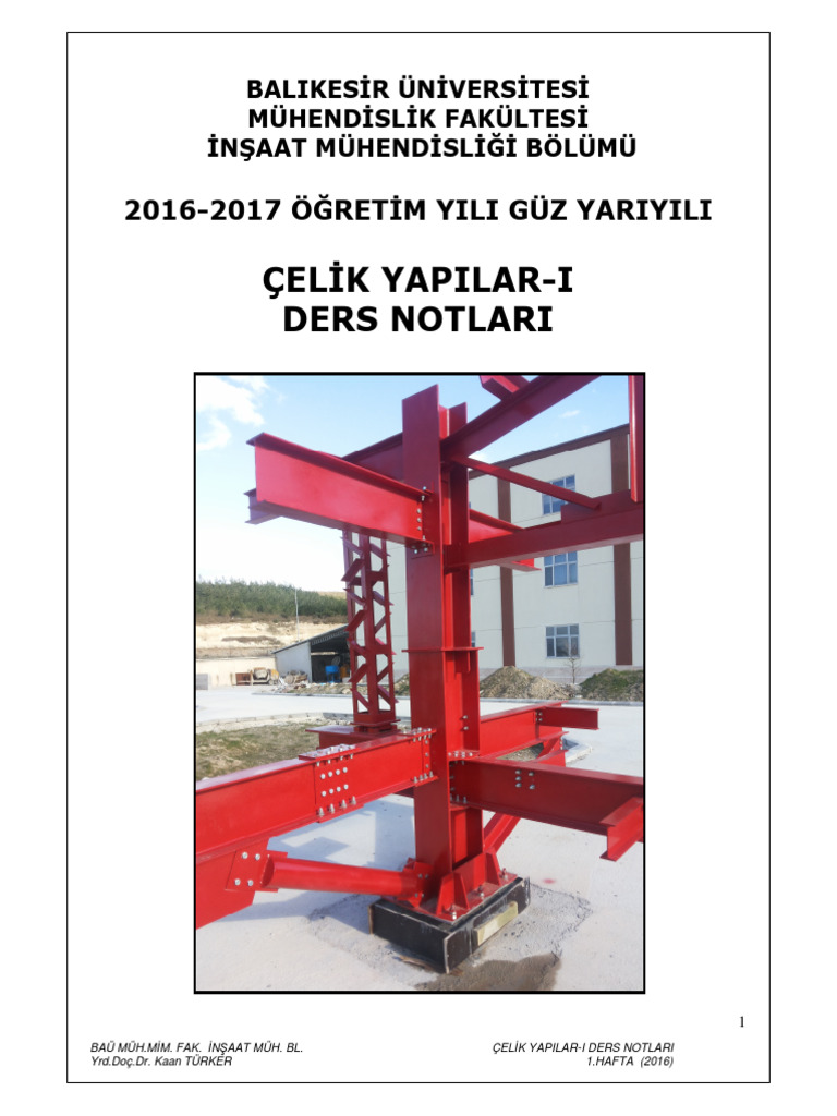 Silo - Tips Ba MHMM Fak Naat MH BL Elk Yapilar I Ders Notlari | PDF