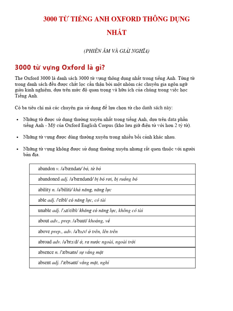 B T V NG Thông D NG Oxford | PDF