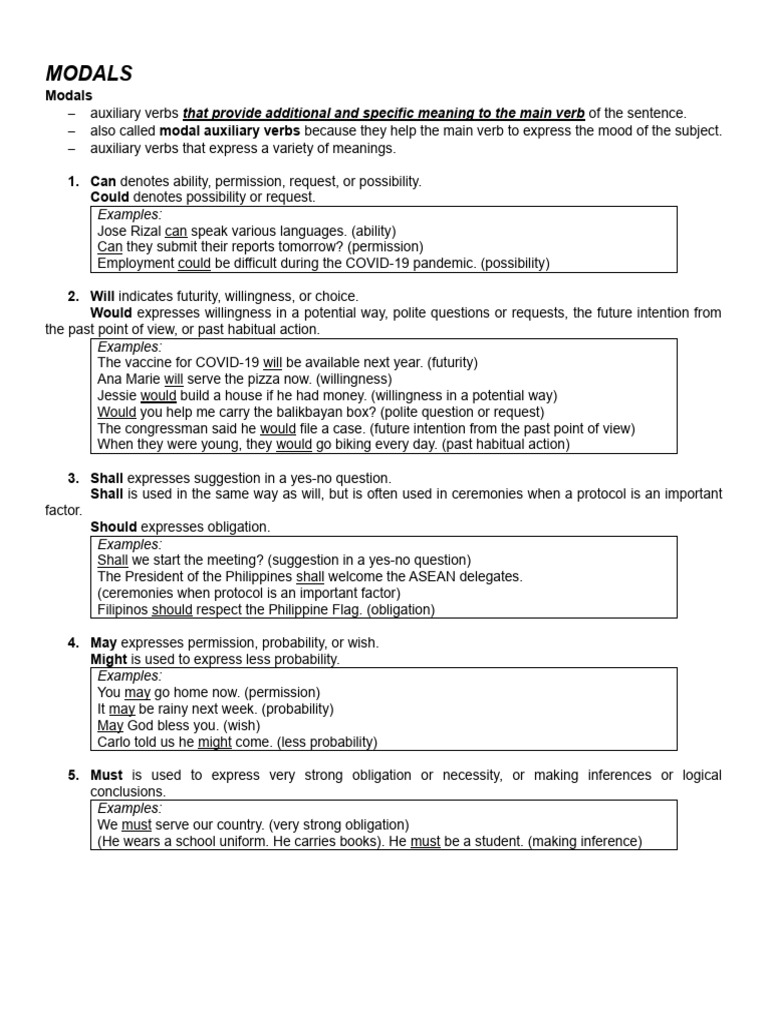 MODALS | PDF | Linguistic Typology | Semantic Units MODALS | PDF | Linguistic Typology | Semantic Units