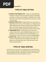 10 Simple Basic Table Skirting Design For Beginners | PDF | Grilling ...