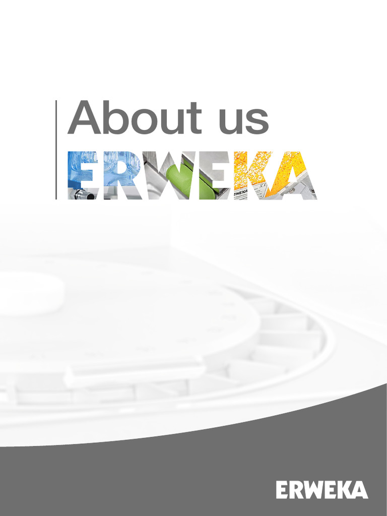 Brochure Erweka Pdf Sustainability Corporate Social Responsibility