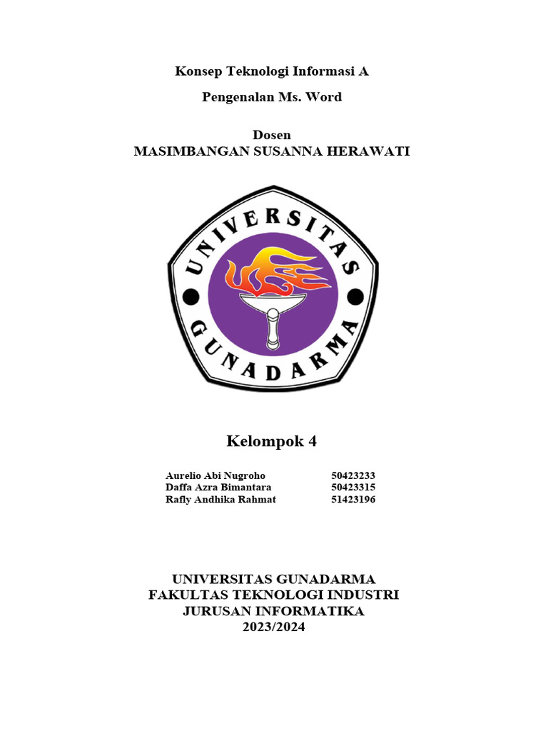 KTI Ms - Word | PDF