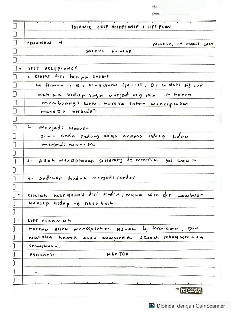 Resume Islamic Self Acceptance | PDF