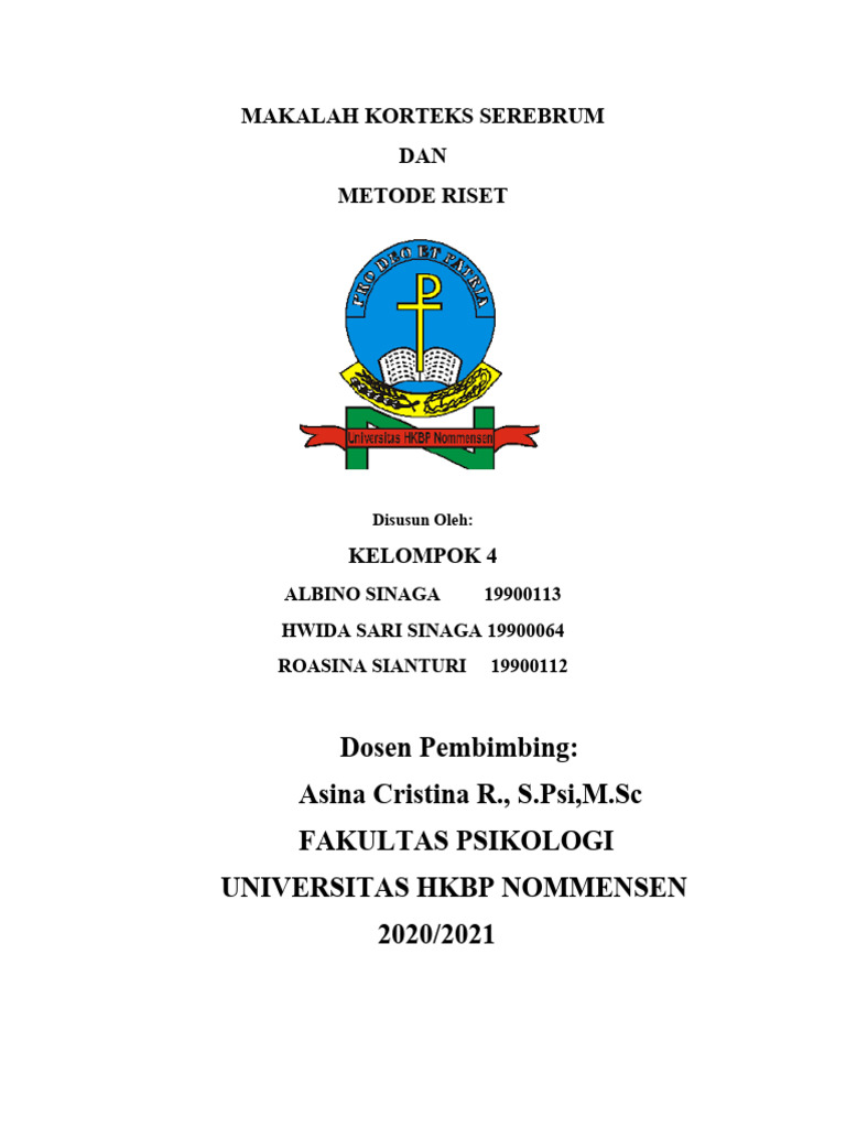 Fungsi dan Struktur Korteks Serebrum | PDF | Sains & Matematika