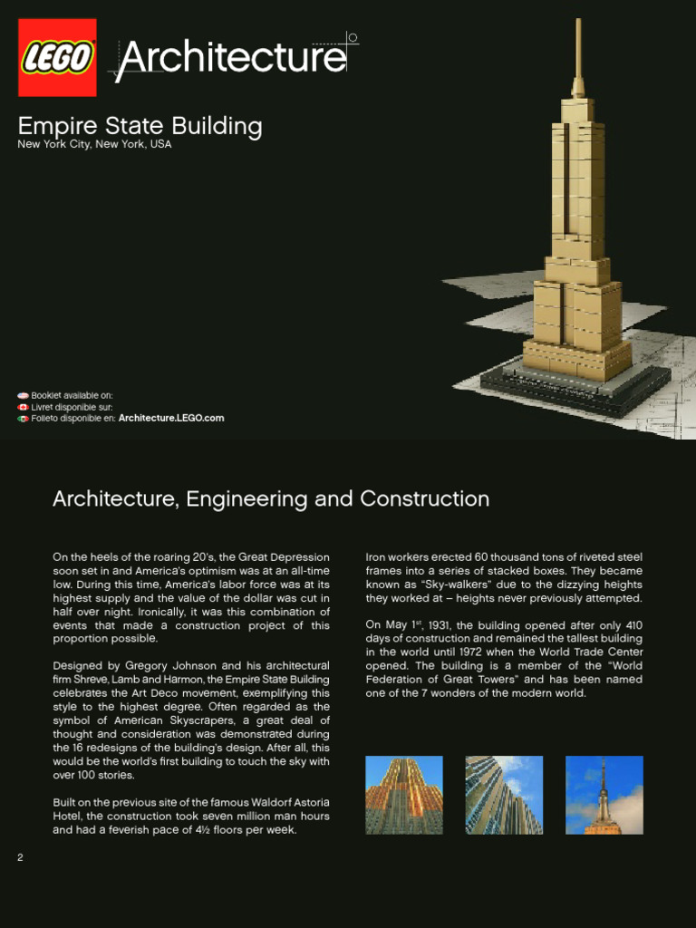 LEGO Architecture Empire State Building | PDF